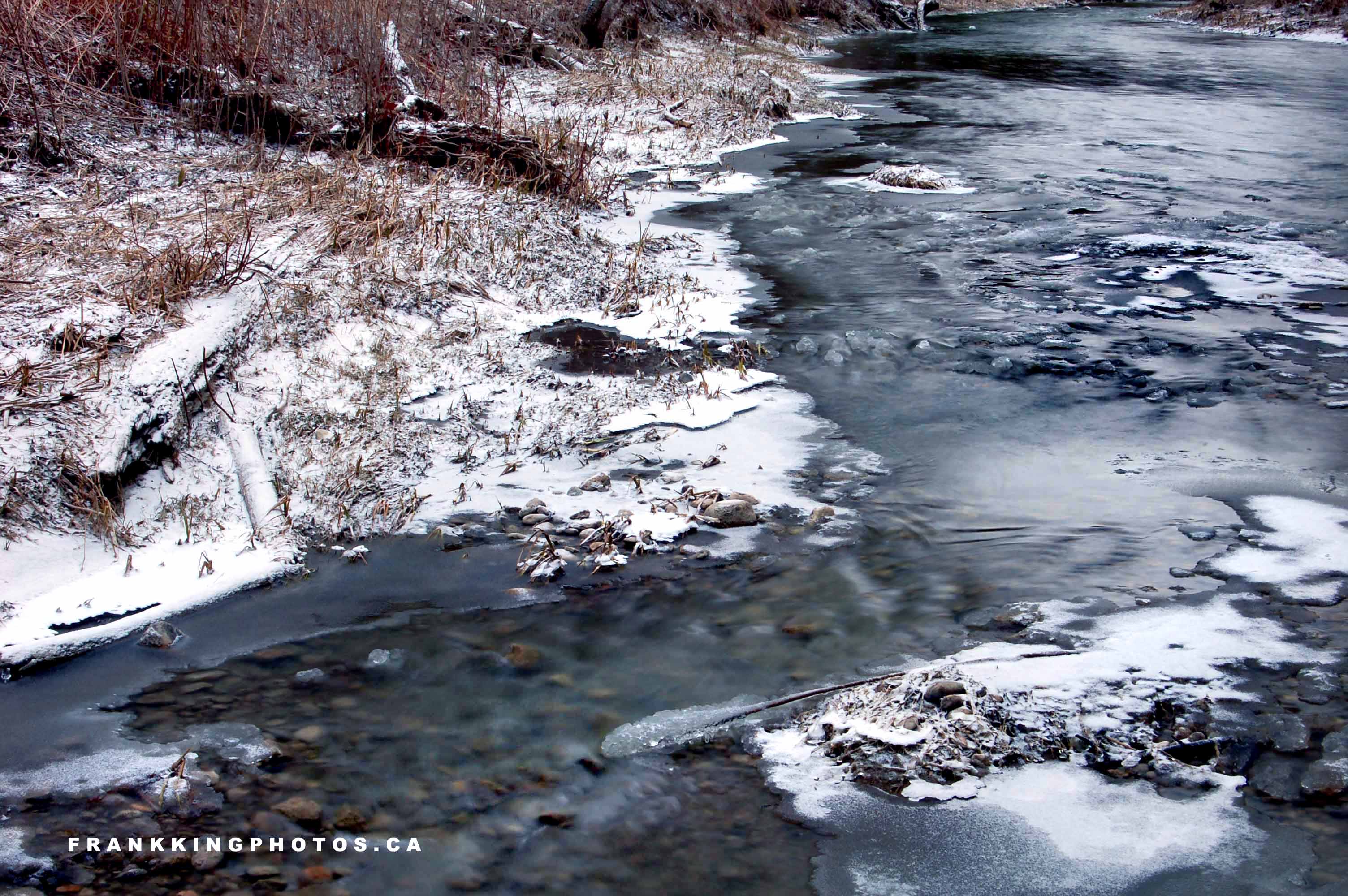 Natural landscapes: whispering winter water | FRANK KING PHOTOS
