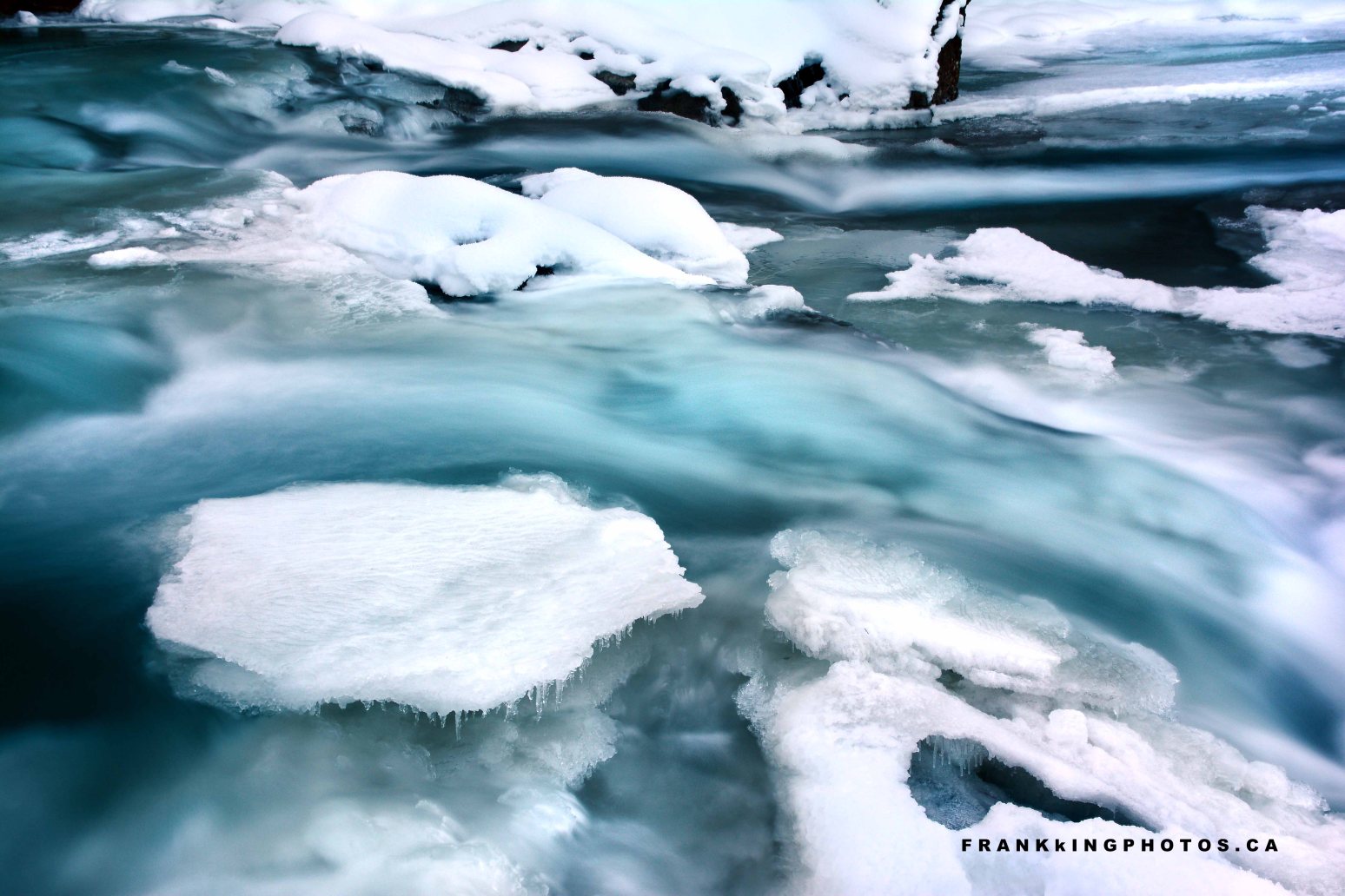 Natural landscapes: the flow of winter water | FRANK KING PHOTOS