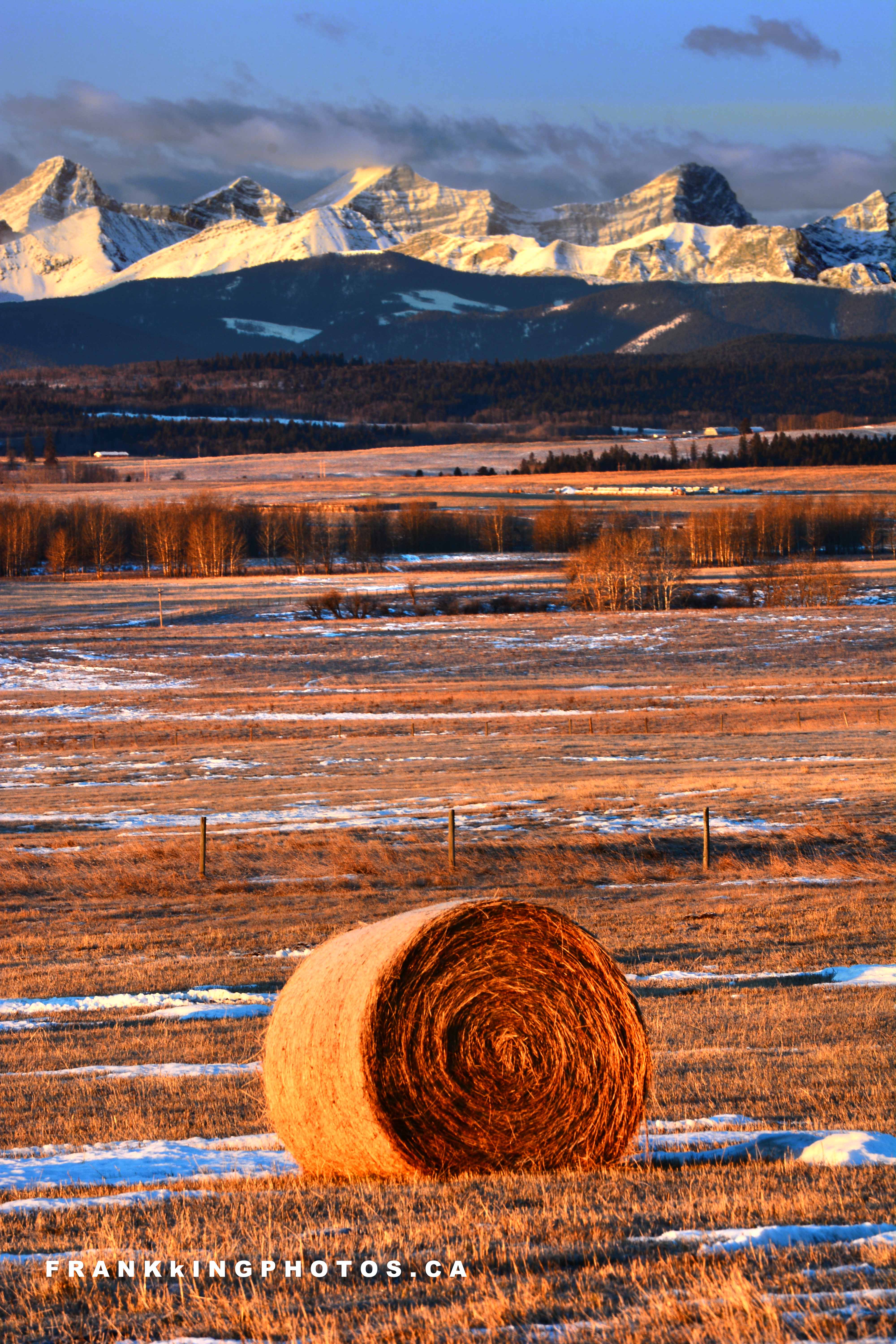Rural landscapes: the warm winter sunrise | FRANK KING PHOTOS